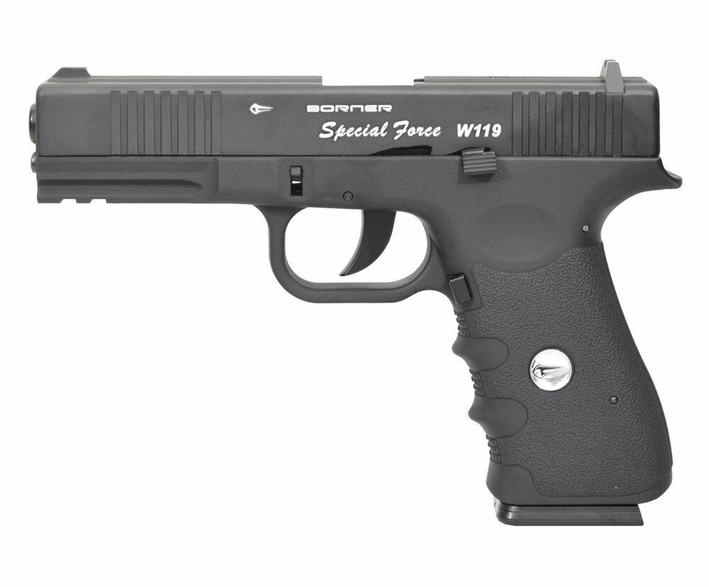 Пистолет пневм. BORNER Special Force W119 (Glock 17), кал. 4,5 мм