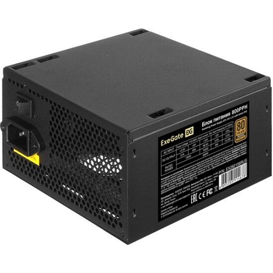 Блок питания ATX Exegate 800W 800PPH EX282156RUS-S