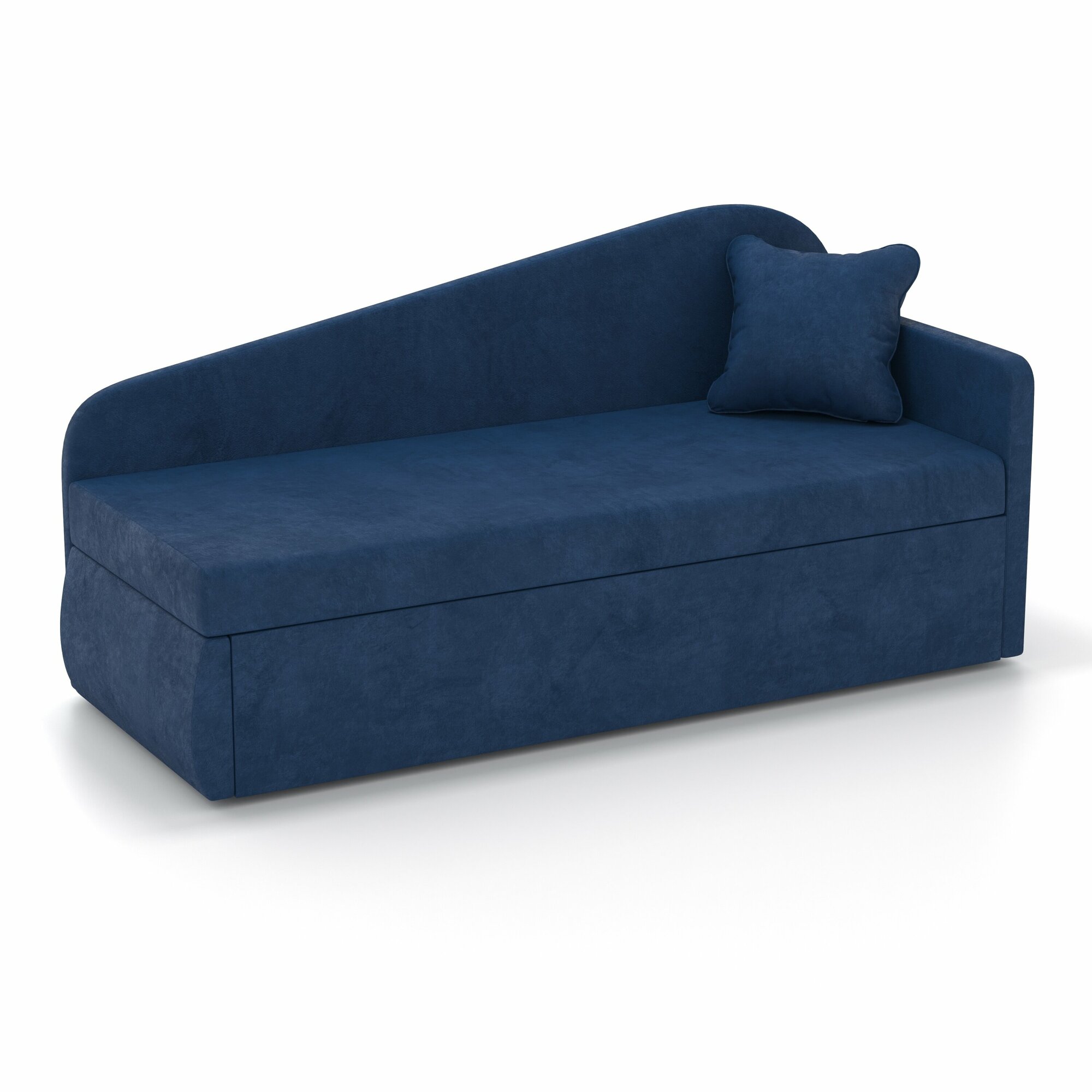 Тахта Лайт, мягкая кровать-тахта, с мягким изголовьем, тахта двухспальная