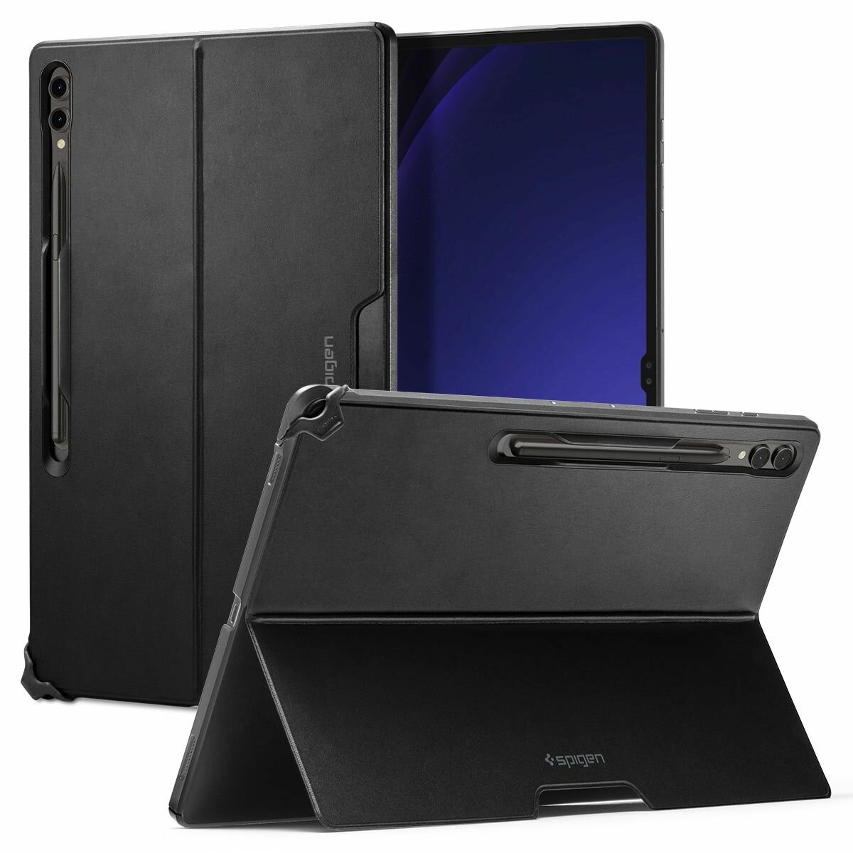 Чехол Spigen на Samsung Galaxy Tab S9 Ultra / Tab S8 Ultra (ACS06834) Thin Fit Pro / Спиген Чехол для Самсунг Галакси Таб С9 Ультра Противоударный, Черный