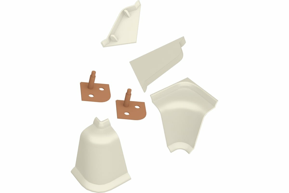 KORNER Комплект аксессуаров к LB 37 дуб выбеленный 6084 20-37-9-6084