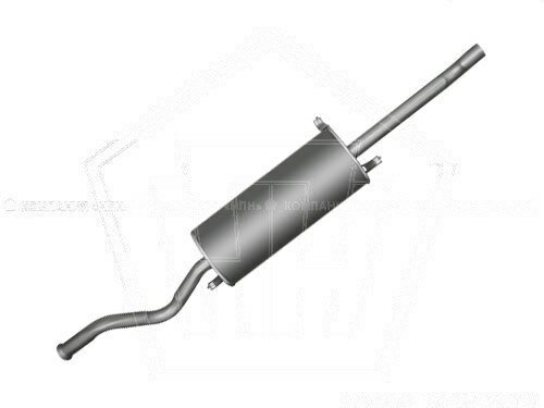 Глушитель ваз 2115 н/о (2115-1201005-05)