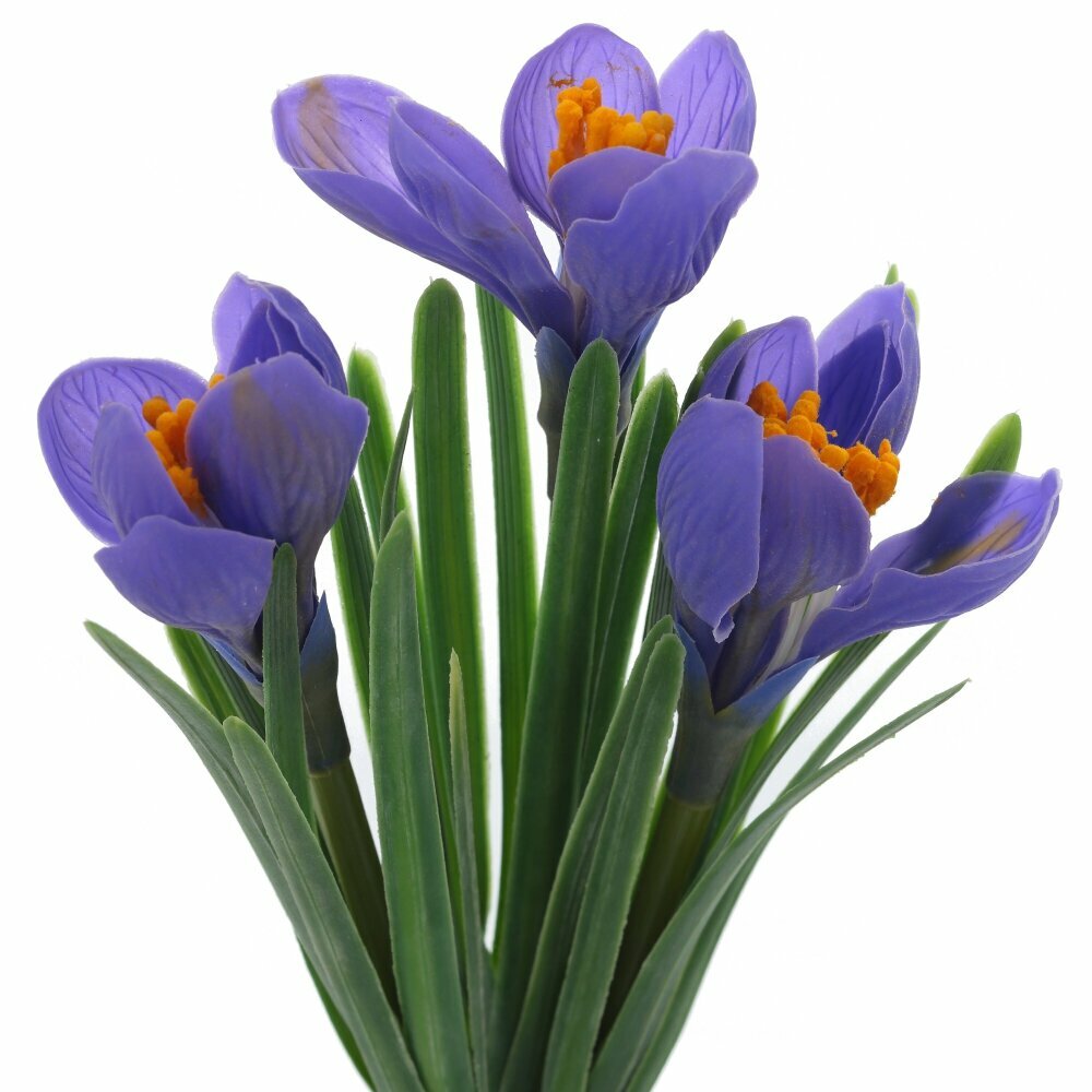 Цветы искусственные Букет Крокусов, 12х12х31 см KSM-804709