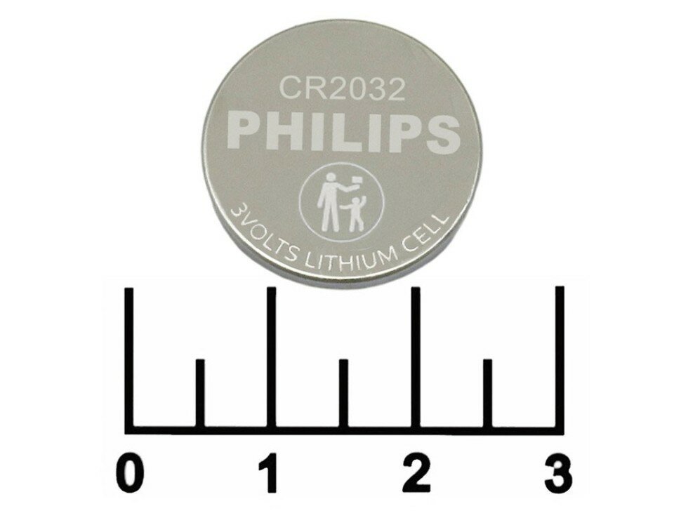 Батарейка CR2032 3V Philips Lithium