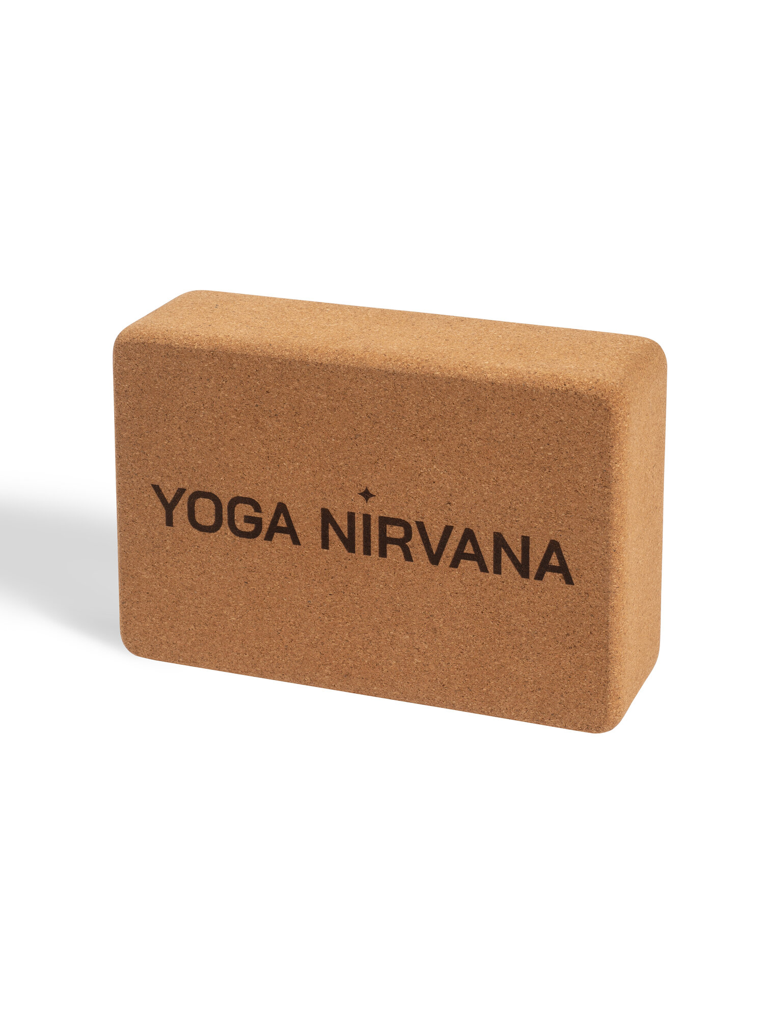 Блок для йоги и фитнеса пробковый "Премиум", блок для пилатеса и растяжки, кубик для йоги, кирпич для фитнеса