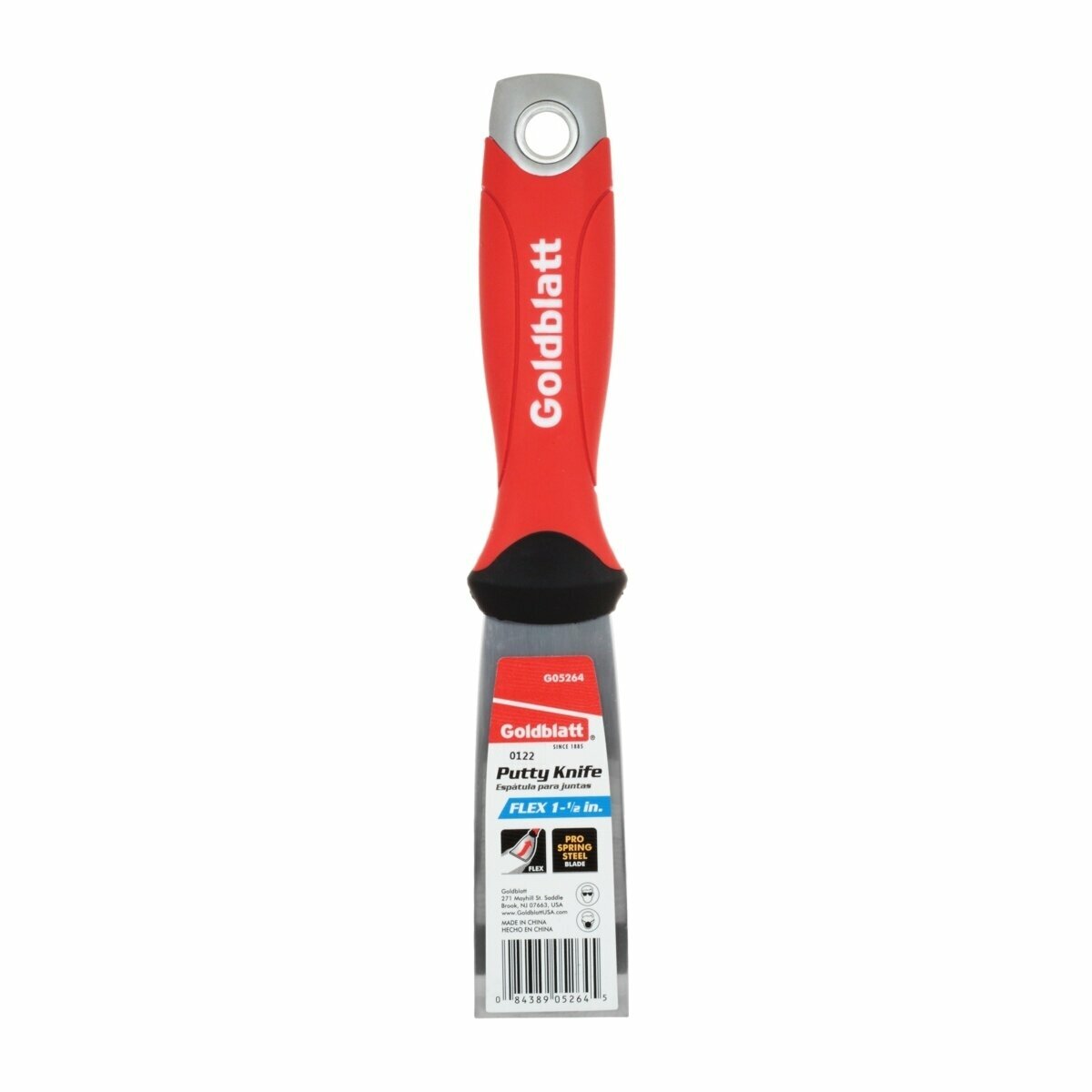 Шпатель из пружинной стали Goldblatt Soft-Grip Flex Putty Knife 38 мм G05264