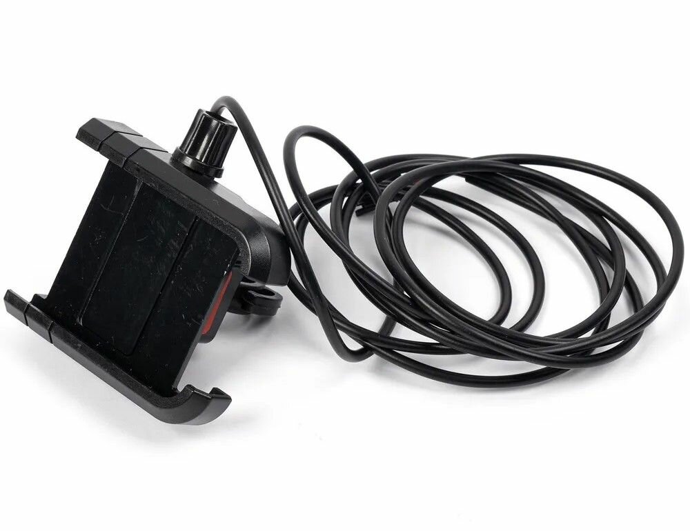 Держатель телефона с Usb зарядкой для электровелосипеда самоката