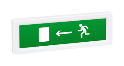 Оповещатель охранно-пожарный световой адресный Рубеж ОПОП 1-R3 "бегущий человек+Стрелка влево"