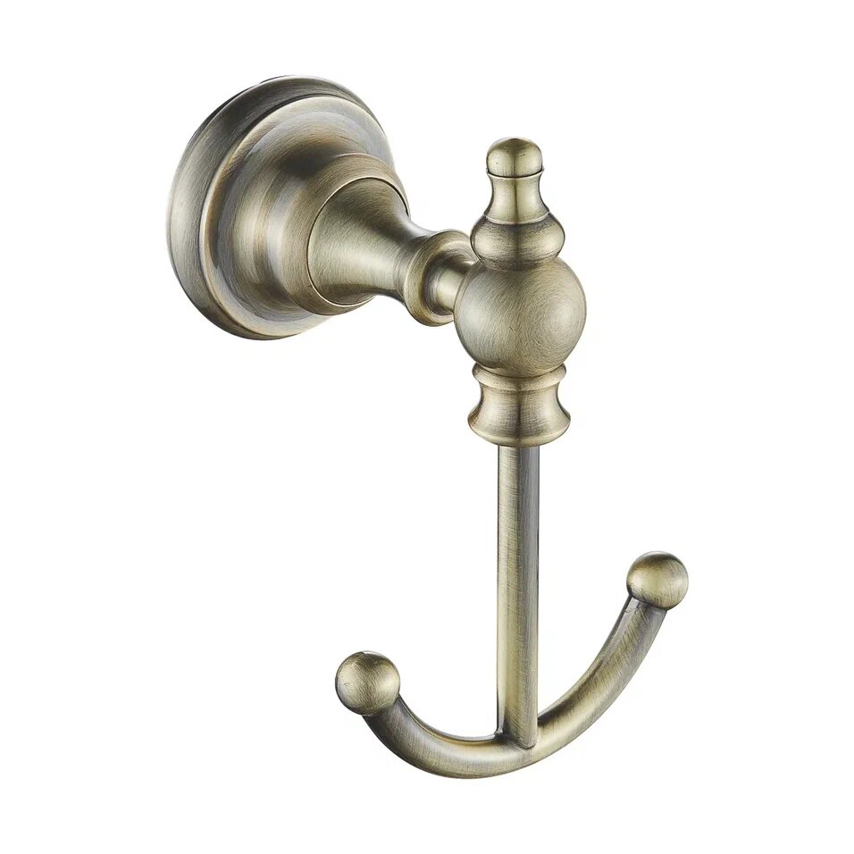 Крючок для ванной комнаты двойной Rose RGBW11PH21GNQ, бронза