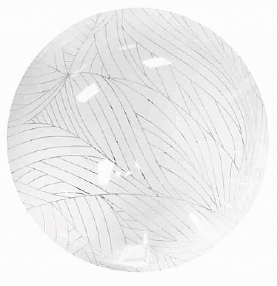 Светильник потолочный LEEK / Лиик СЛЛ 008 Палермо светодиодный, в металлическом корпусе с пластиковым плафоном, мощностью 30Вт, 2550Лм, холодный свет размером 375х100мм / освещение