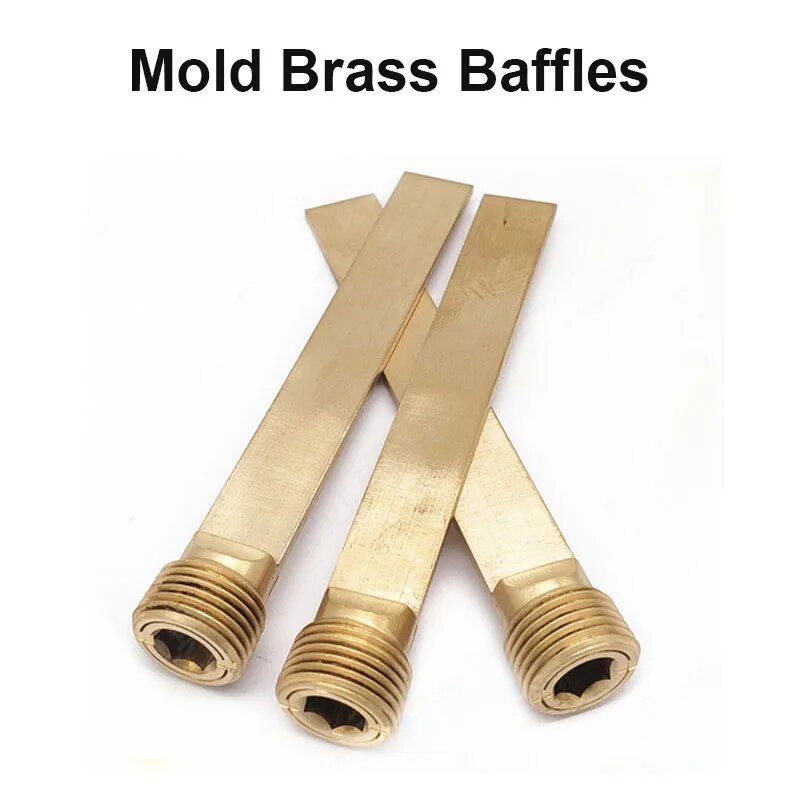Латунные охлаждающие перегородки для пресс-форм 1/8 1/4 3/8 1/2 3/4 BSP BB25014, 2 pcs