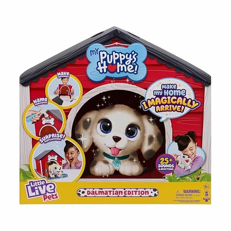 Moose Little Live Pets My Home / Маленькие живые питомцы Моего дома, Электронная интерактивная плюшевая игрушка-симулятор, более 25 звуков и реакций, возраст от 5 лет