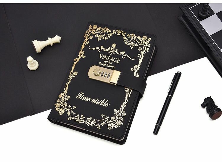 Блокнот с кодом и ручкой в подарочной упаковке