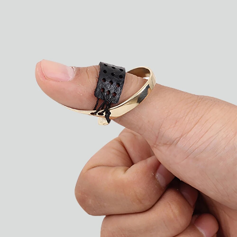 Латунное защитное кольцо для стрельбы из лука 18/19/20/21/22/23/24 мм 21mm 1pc