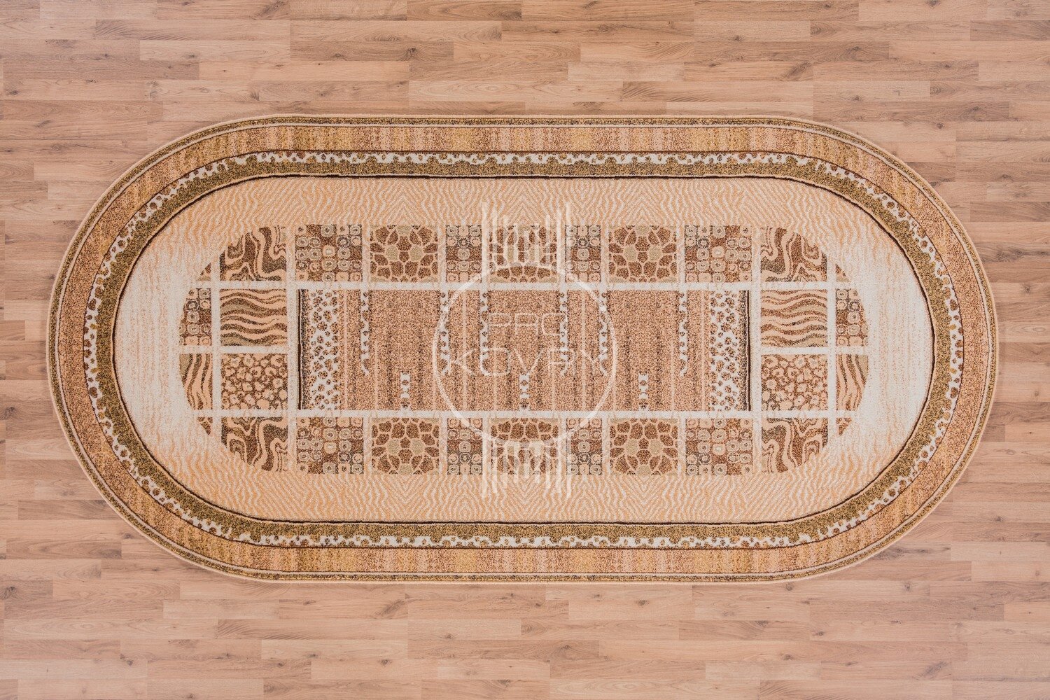 Ковер FLOARE-CARPET 13 Safari 1149 1,50 x 2,25 м 100% шерсть, овальный