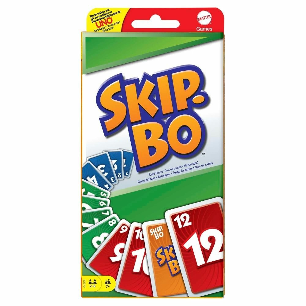 Карточные игры Skip-Bo и семейные игры для 2 - 6 игроков, возраст 7+!