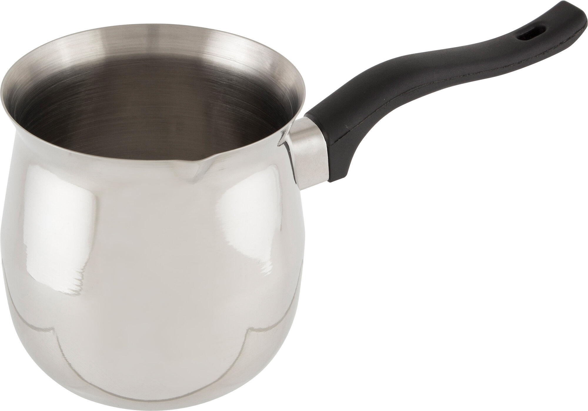 Турка для кофе стальная Mallony CW-1000, бакелитовая ручка, 1000 мл