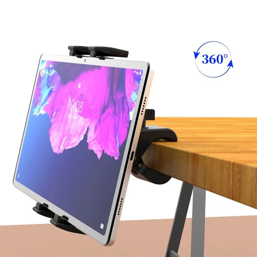 Держатель планшета Крепление для беговой дорожки велотренажера в помещении Подставка для планшета размером 4,7-13 дюймов"