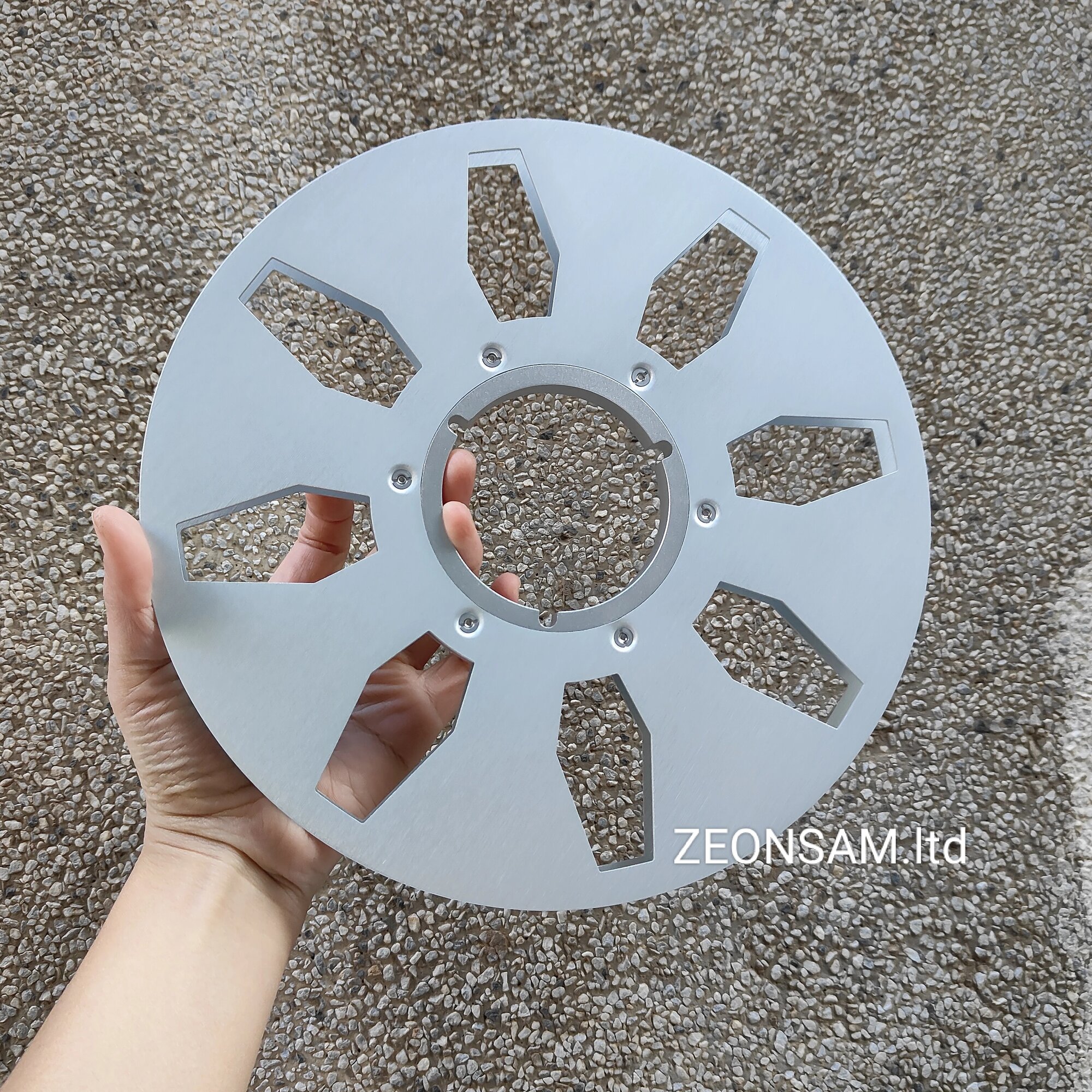 Пустая алюминиевая катушка для магнитофона 10,5 дюйма Ivory-Aluminum Core