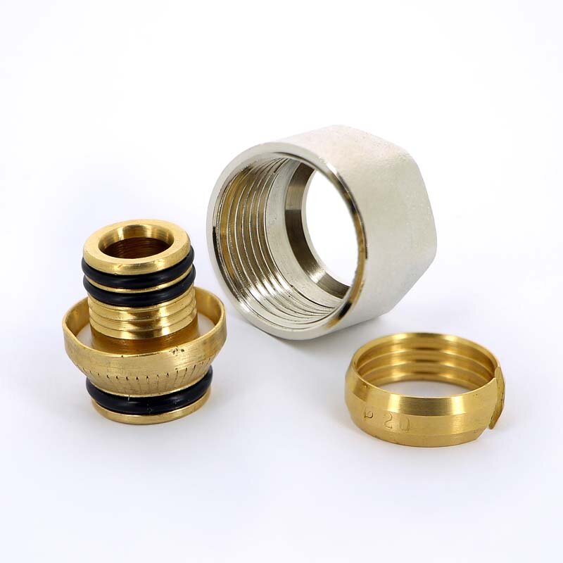 Резьбовое соединение для труб из сшитого полиэтилен и металло-пластиковых труб RVP-C (евроконус) WATTS Ind 20 х 2 3/4"EK 10000989