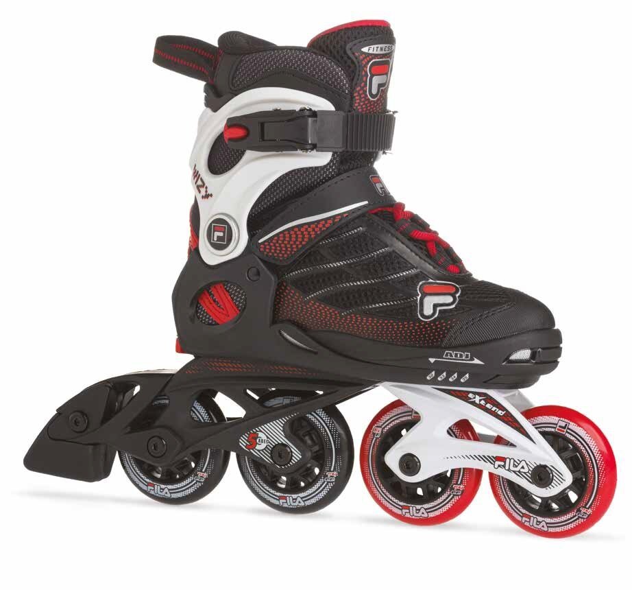 Коньки роликовые FILA WIZY BLACK/WHITE/RED