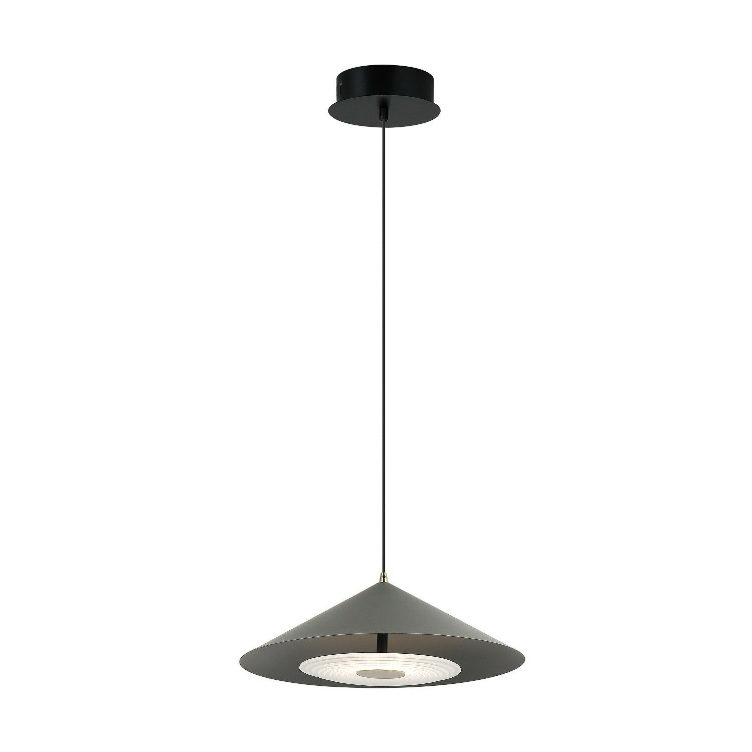 Подвесной светодиодный светильник G52139/1B BK GR Gerhort