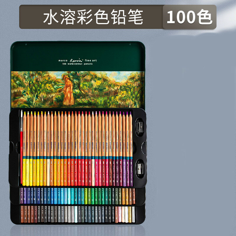 Грифель для рисования Марко Ренуар, 36 цветов, водорастворимый