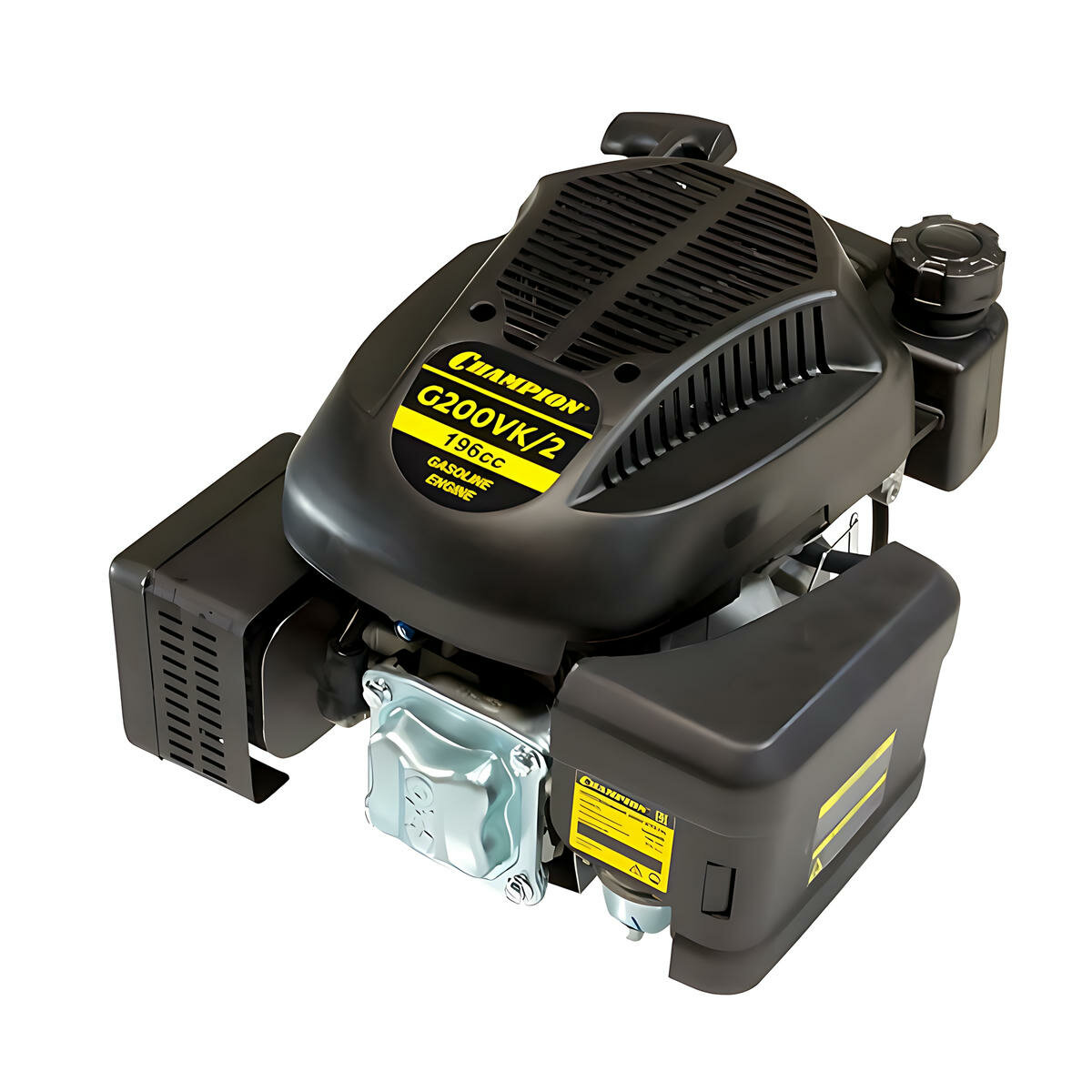 Двигатель для мотоблока, садовой и строительной техники CHAMPION G200VK/2 (четырехтактный, 4,4 кВт/6 л. с, диаметр вала 22 мм)