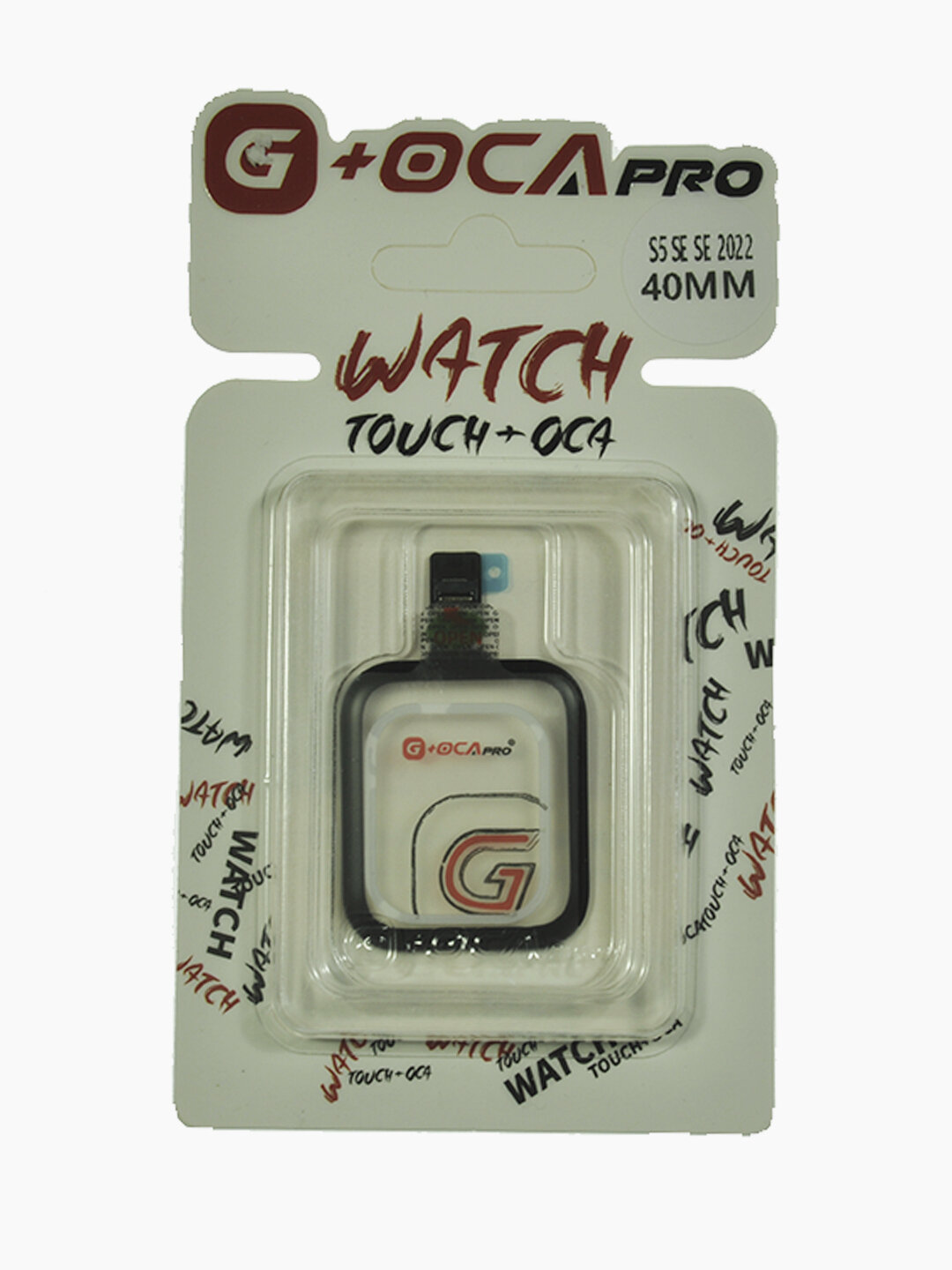 Тачскрин для Apple Watch 5/Watch SE/Watch SE 2022/Watch SE 2023 40мм черный G+OCA PRO