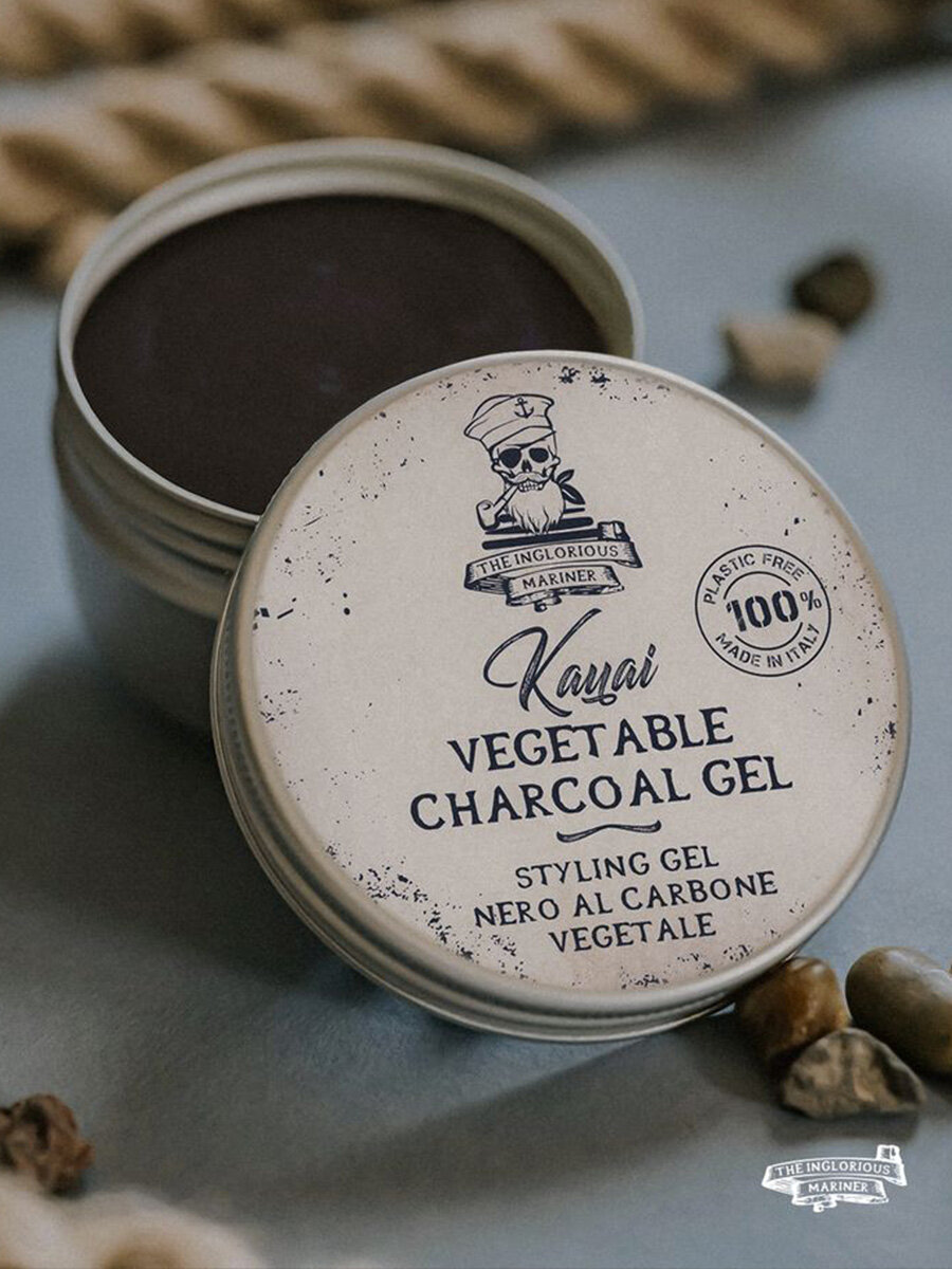 Гель для укладки волос с тонирующим эффектом Kauai Vegetable Charcoal Gel