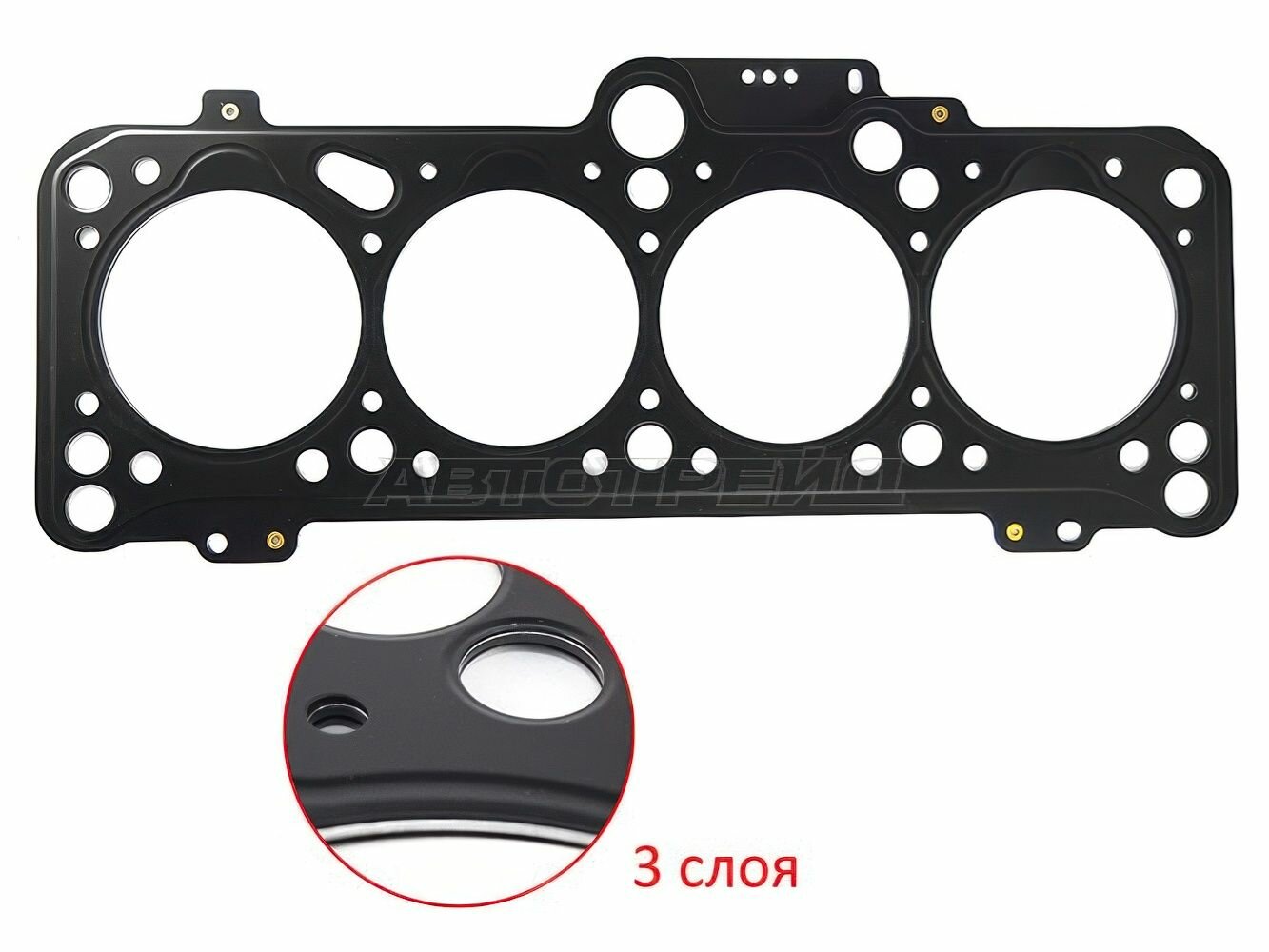 Прокладка ГБЦ для Фольксваген, Гольф, Пассат, Поло арт ST028103383BK SAT