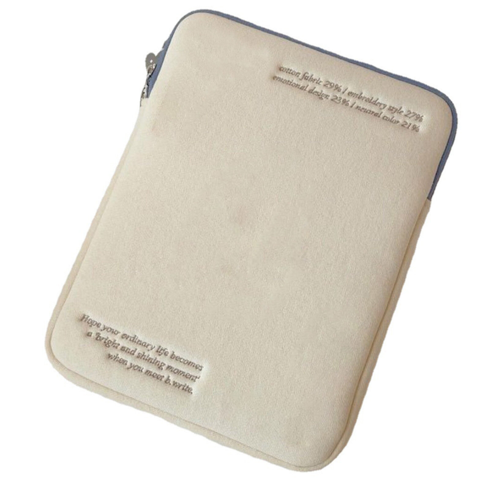 Корпус планшета проста стильный мягкая хлопчатобумажная ткань антипристоя легкая сумка для iOS Таблетки от 13 до 14 дюймов защиты