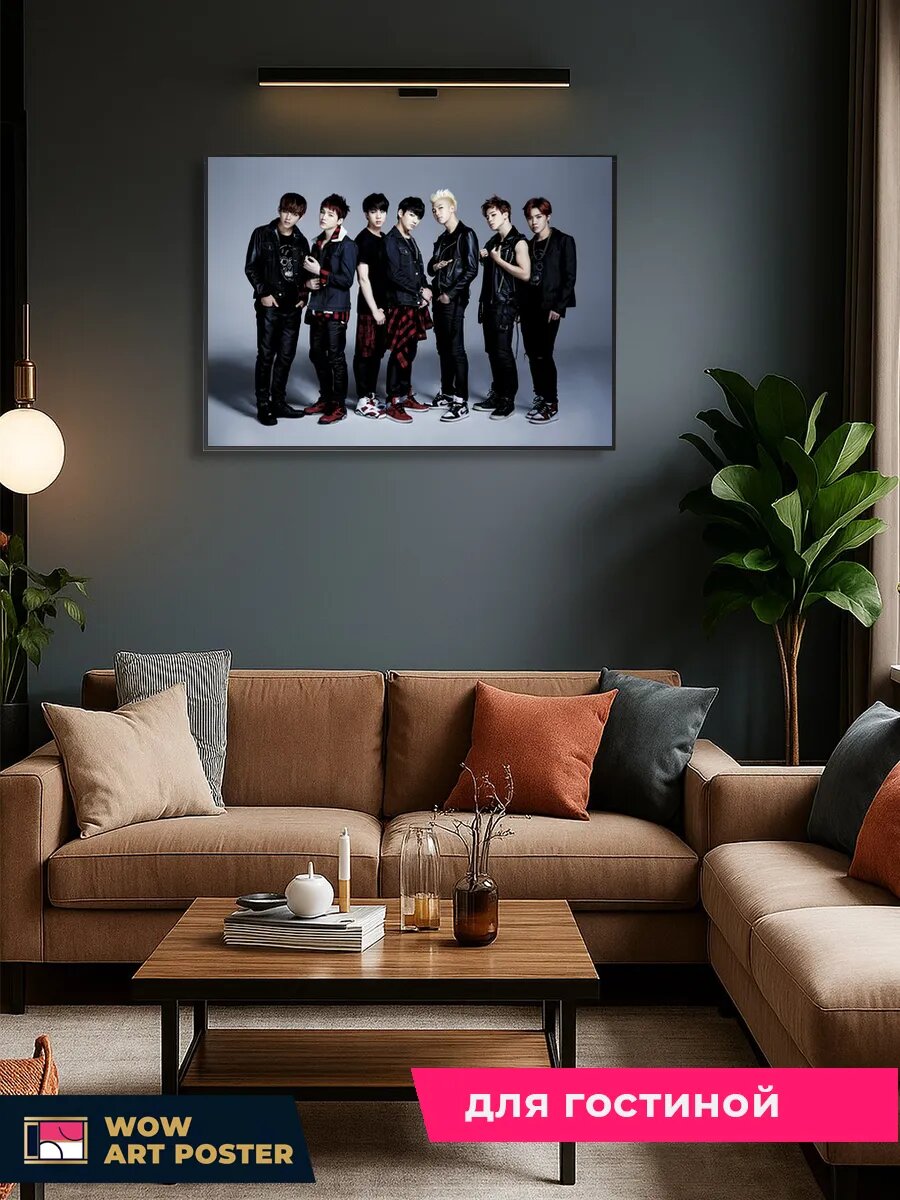 Постер BTS на стену 13 БиТиЭс БТС A3, матовая фотобумага премиум качества — фото 1