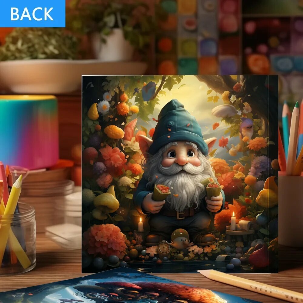 Книжка-раскраска в стиле гномов, Альбом для рисования Гном, высокое качество Книга каракулей 20 см*20 см, подходит для раскрашивания как взрослыми, так и детьми