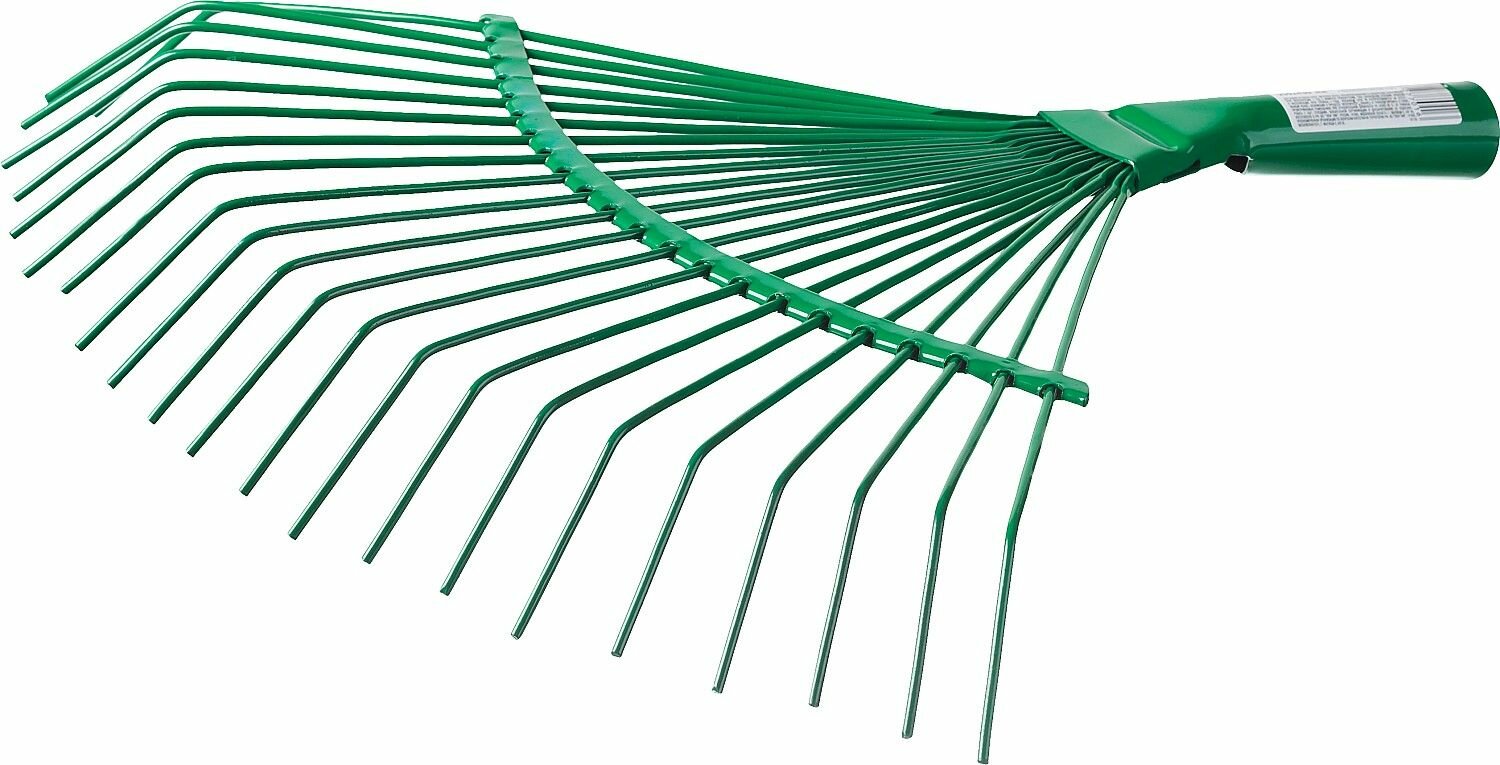 Веерные грабли росток PB-22W, 375 х 430 мм, металлические, проволочные, без черенка 39620_z01