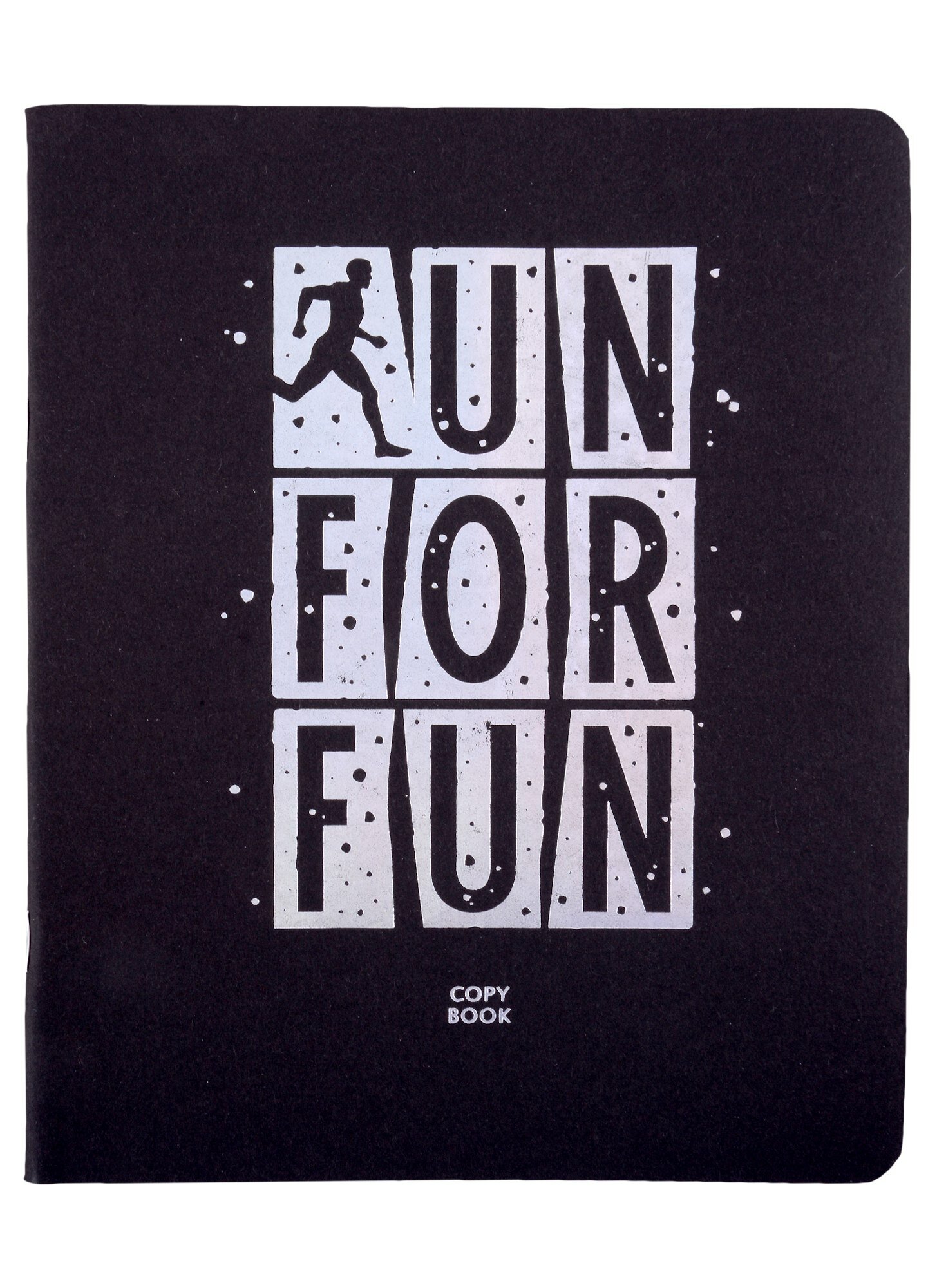 Тетрадь в клетку Listoff, "Total Black. Workout", 48 листов, в ассортименте