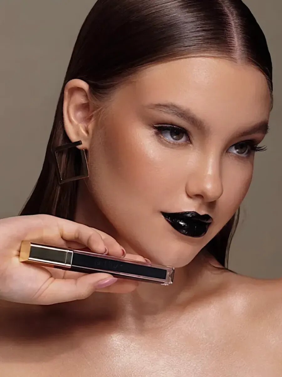 Масло для губ BeNuage "Black Prince", черный блеск, увлажнение