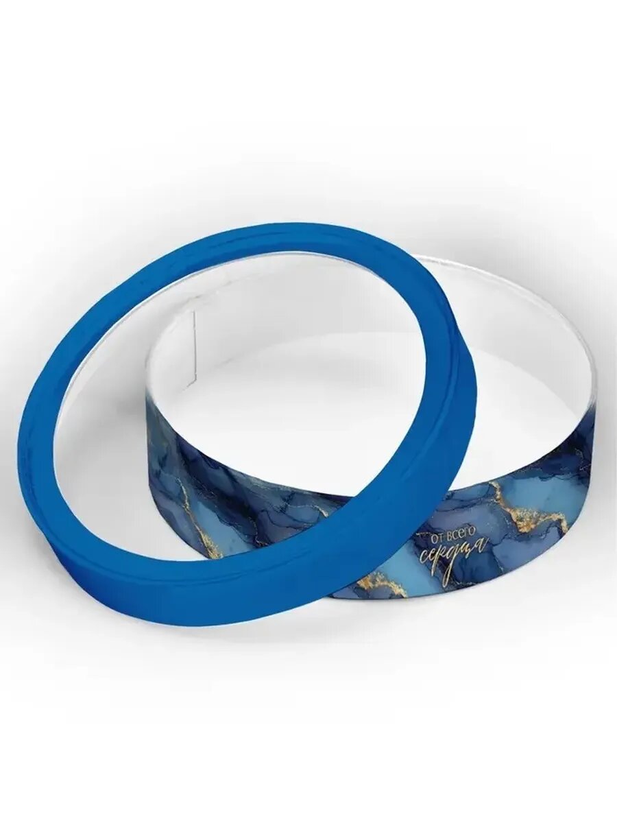 Коробка тубус с окном «От всего сердца», 20 х 20 х 5 см