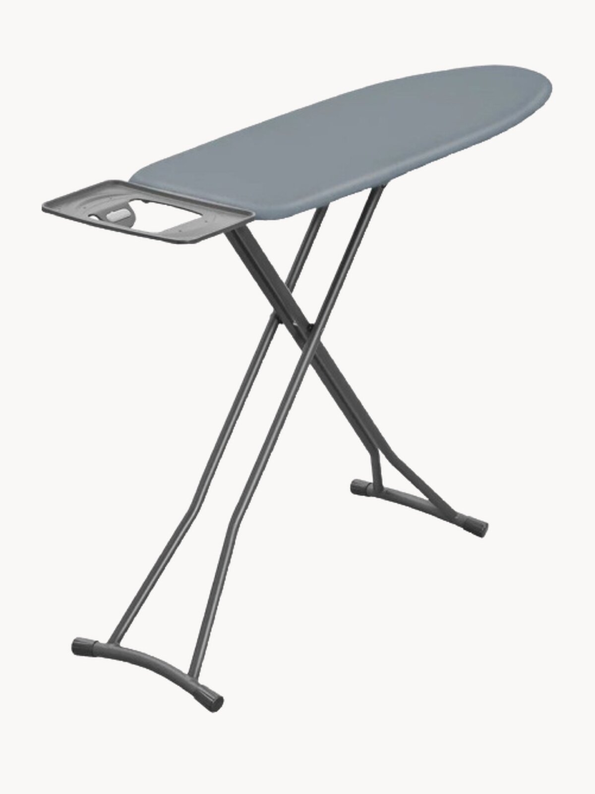 Гладильная доска напольная Hausmann Pegasus компактная с подставкой для утюга 33х110 см