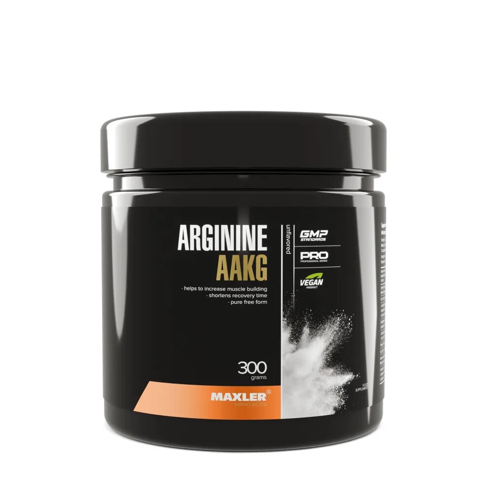 Аминокислота Maxler Arginine AAKG, нейтральный, 300 гр.