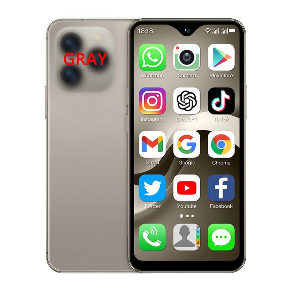 Смартфон SOYES F9 Max 4G, 4.3", 4ГБ/64ГБ, Серый