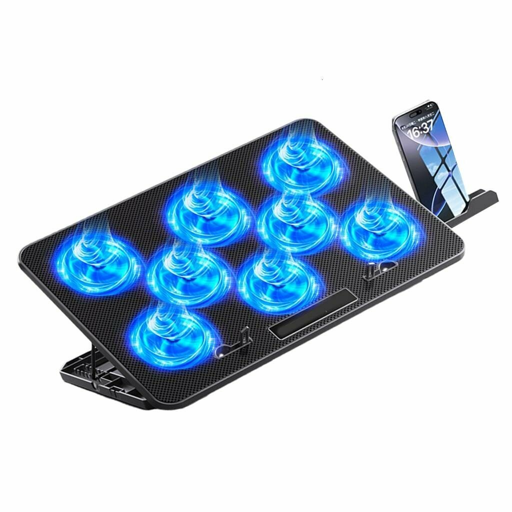 Регулируемая система охлаждения для игрового ноутбука с RGB-подсветкой, 8core атональный базовый