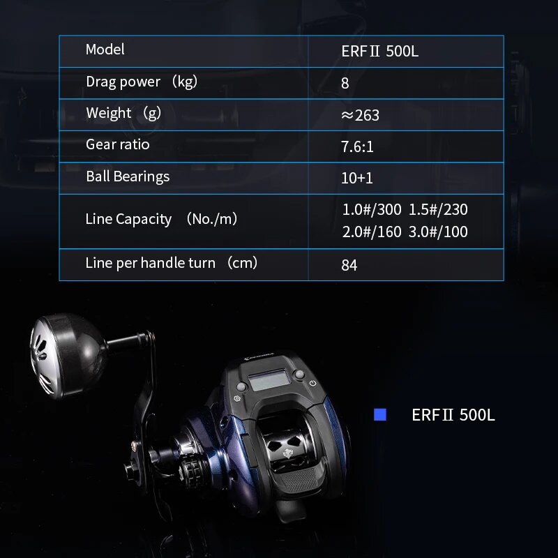 Рыболовная катушка Ecooda Red Falcon II 500 ERF II 500L