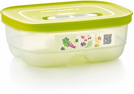 Контейнер Tupperware "Умный холодильник", зеленый, 800/мл, прямоугольный