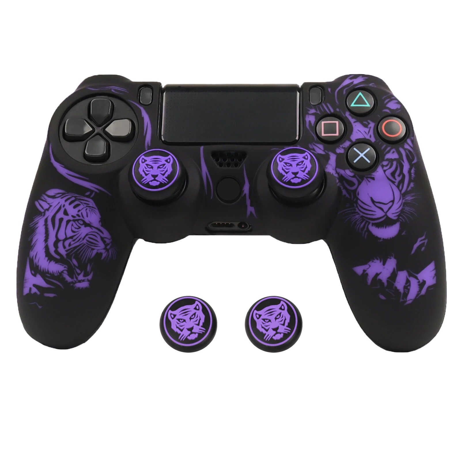 Чехол для контроллера PS4 Ralan силиконовый Фиолетовый, A0632-5