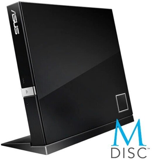 Внешний оптический привод Asus SBW-06D2X-U Black, USB 2.0, Retail