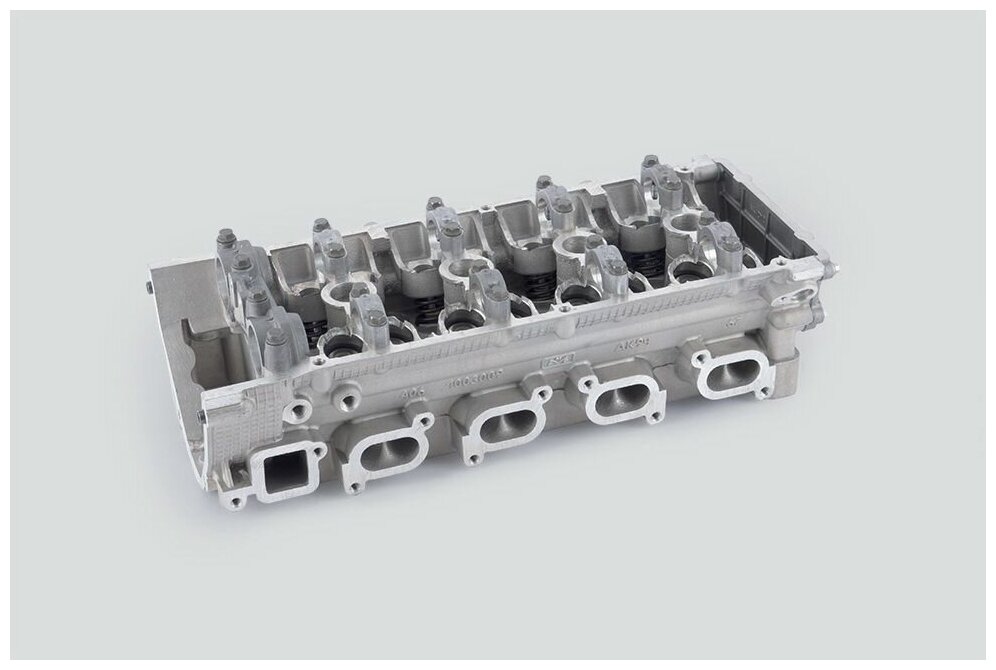 Головка блока цилиндров Волга, Газель, УАЗ дв. 405, 406, 409 (5-ти опорная) в СБ без прокладки и крепежа "Оригинал"