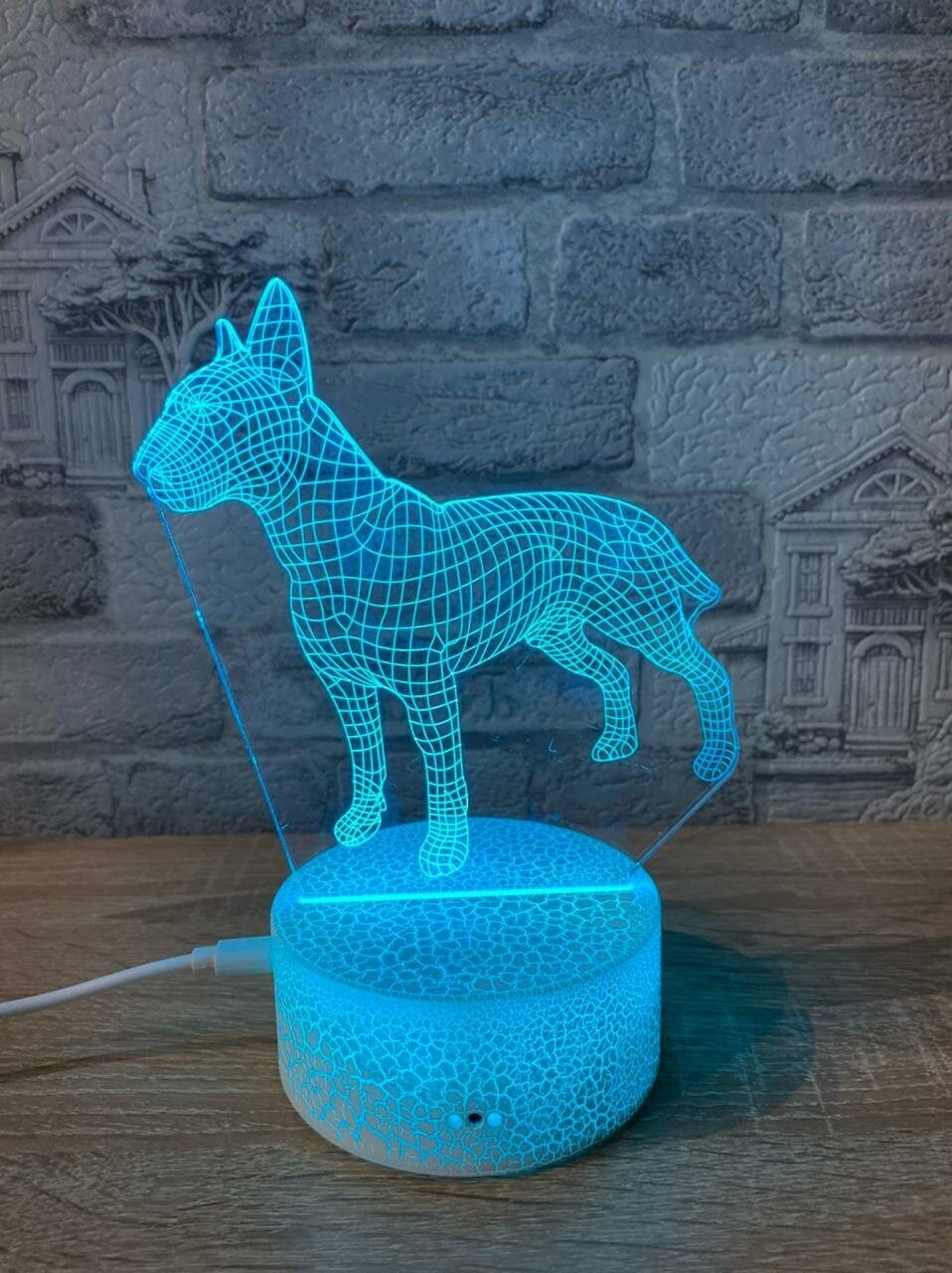 3D Светильник собака