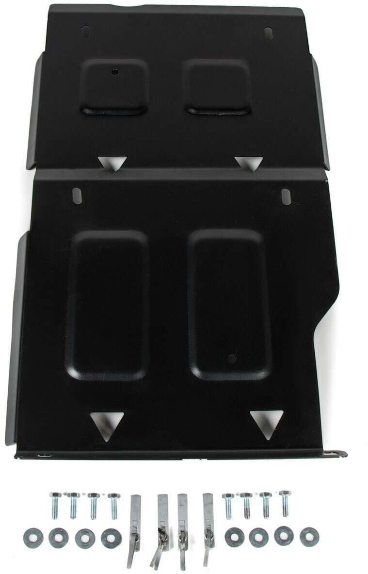 Защита КПП и РК Автоброня для ВАЗ 2121 (4x4) 1977-2019 2019-/2131 (4x4) 1993-, сталь 1.8 мм, с крепежом, 111.06020.1