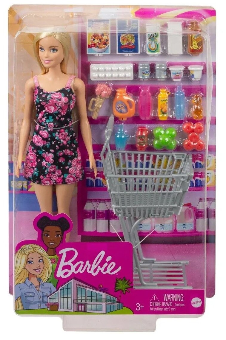 Игровой набор Barbie Время для покупок GTK94